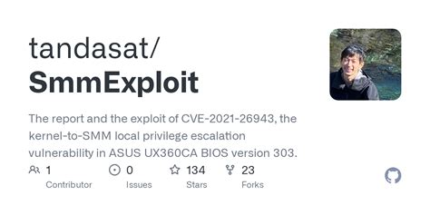 Github Tandasat Smmexploit The Report And The Exploit Of Cve The Kernel To Smm