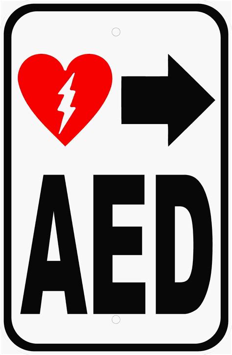 Aed Signs Free Printable