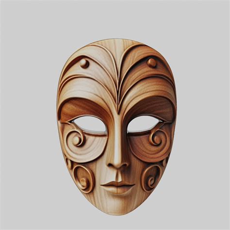 3d File Mask For Cnc Router Laser And 3d Printer 074 🖨️ ・3d Print Object