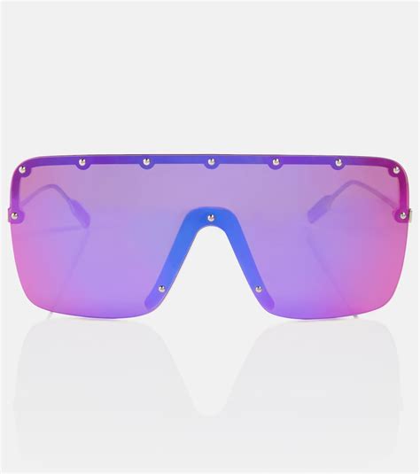 Square Aviator Sunglasses In Purple Gucci Mytheresa