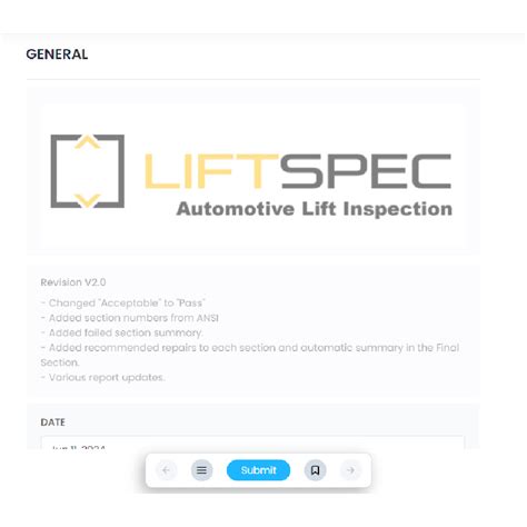 Additional Form — Liftspec