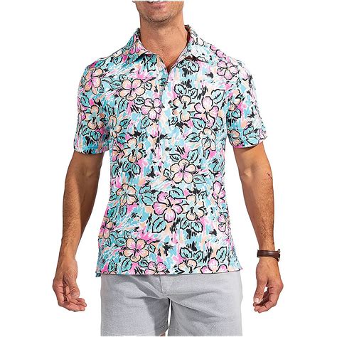 Chubbies Mens The Beach Breeze Performance Polo Shirt Academy