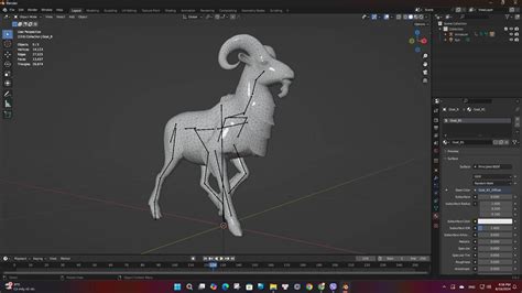 Goat B1 Animated 3d Model By Animated3d