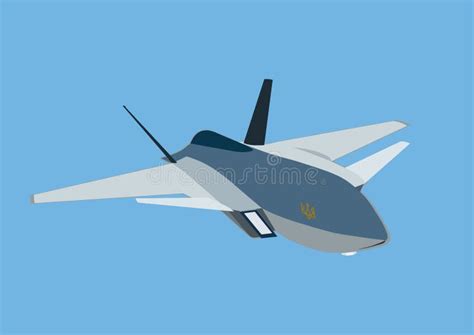 Illustration Of Unmanned Aerial Vehicle With Stock Illustration