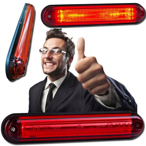 LAMPA OBRYSOWA LED Diodowa TYLNA Czerwona V V E Pozycja Obrys Za PLN Z