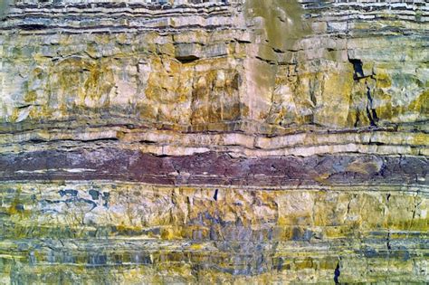 Premium Photo Background Of Textured Layers Of Earth Sedimentary