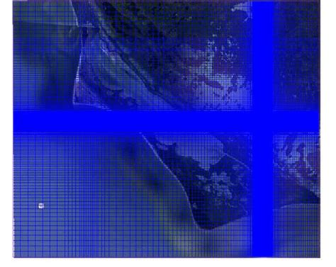 Cartesian Grid Covering Canals And Opening To Lake Download Scientific Diagram