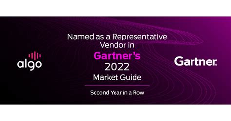 Algo Named As A Representative Vendor In Gartners 2022 Market Guide For Retail Forecasting And
