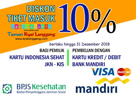 Pesta Diskon Tiket Masuk Taman Wisata Kyai Langgeng Kota Magelang
