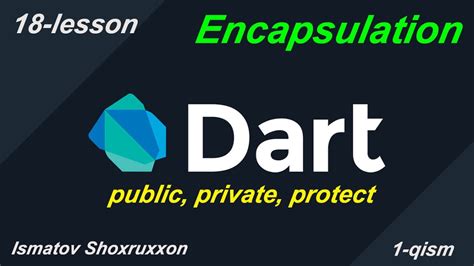 18 Dars 1 Qism Encapsulation Provite Public Protect Dart