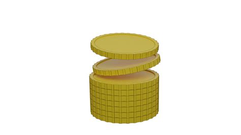 Free Gold Coins Stack 3d Icon Free Download Business 3d Icons Iconscout