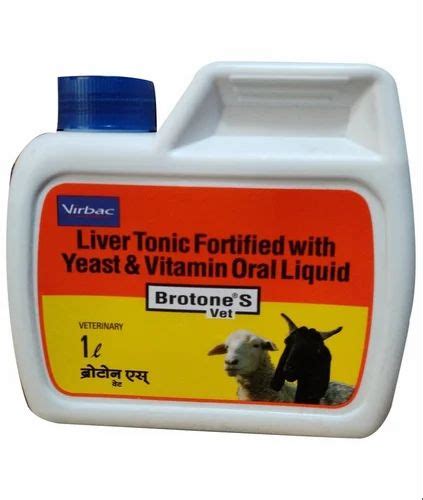 1 L Virbac Brotone S Vet Liquid For Clinical Packaging Type Bottle