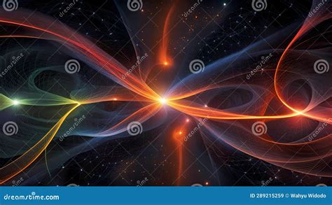 Quantum Entanglement Of Photons Concept Art Illustrations Ai Generated