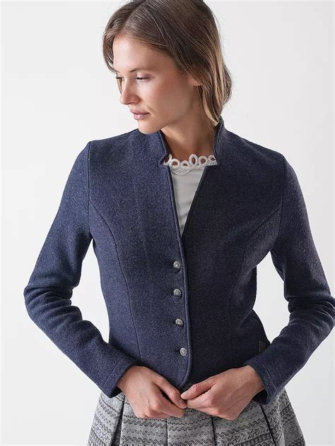 Stapf Trachtenstrickjacke Balea Dunkelblau
