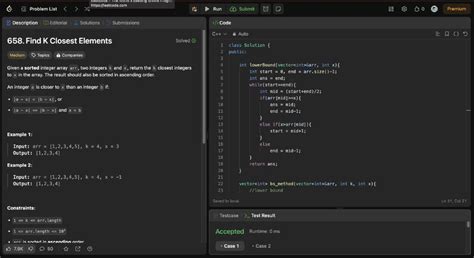 Day 83 Of 100day Of Code Challenge Find K Closest Elements Prince