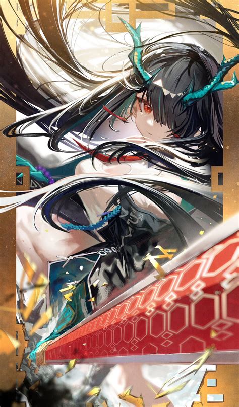 明日方舟 夕 堆糖，美图壁纸兴趣社区