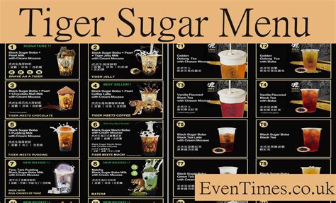 The Ultimate Guide To The Tiger Sugar Menu Even Times
