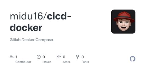 GitHub Midu Cicd Docker Gitlab Docker Compose