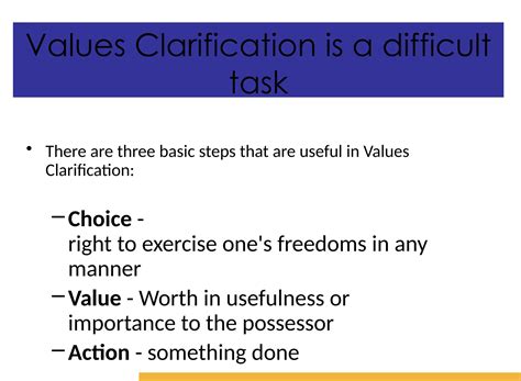 Module 2 Values Consumpy Clarification Pptx