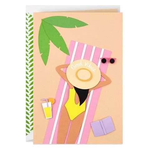 Good Vibes All Day Birthday Card Hallmark Hallmark Greeting Cards