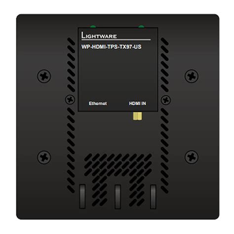 LIGHTWARE WP HDMI TPS TX97 EU QUICK START MANUAL Pdf Download ManualsLib