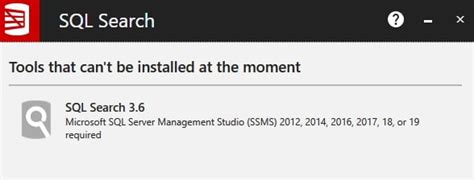 Sql Search And Ssms Version 2019 — Redgate Forums