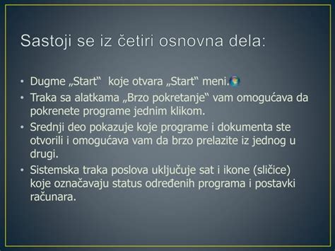 Taskbar And Start Menu Ppt