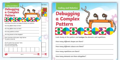 Robotics And Coding Analysing Complex Patterns Twinkl