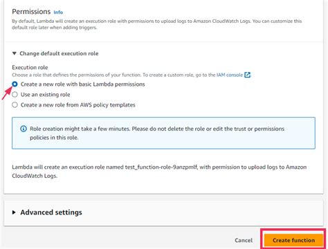 Creating An Aws Lambda Function Using Python