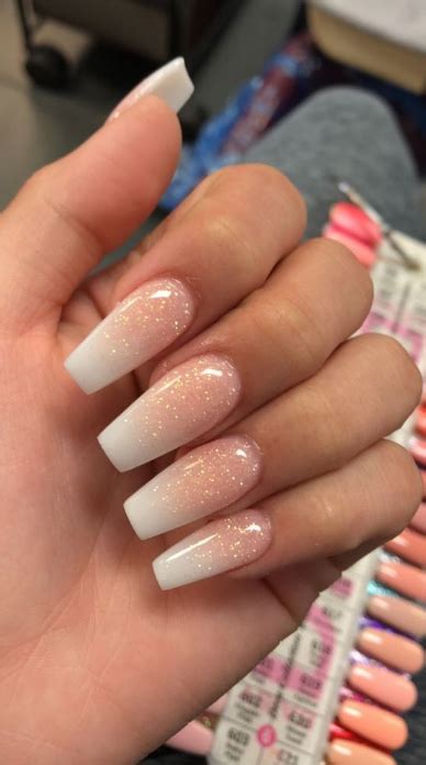 69 Trendy Glitter Coffin Nail Designs Nailsquad Pinknails