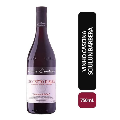 Vinho Franco Conterno Dolcetto D Alba DOC Cascina Sciulun 750ML