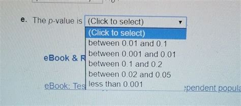 solved the null and alternate hypotheses are ho μ1 μ2 a