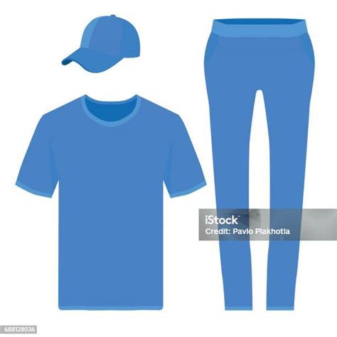 T셔츠 바지 야구 모자 디자인 서식 파일 벡터 일러스트 레이 션 0명에 대한 스톡 벡터 아트 및 기타 이미지 0명 디자인 벡터 Istock
