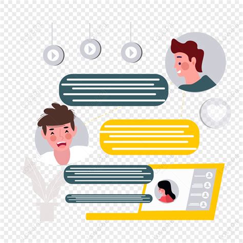 온라인 연결 통신 개념 그림디자인정보주형 Png 일러스트 무료 다운로드 Lovepik