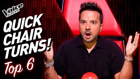 Quickest Chair Turns On The Voice Top 6 Part 4 Youtube