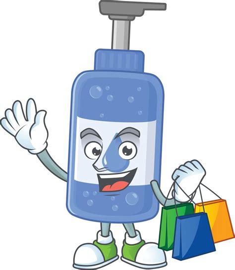 Handsanitizer Cartoon Character 21289291 Vector Art At Vecteezy