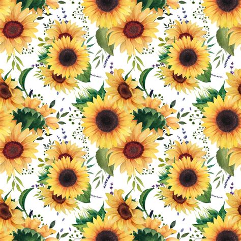 Sunflower Pattern Wallpapers 4k Hd Sunflower Pattern Backgrounds On