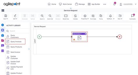 Query Invoices Activity