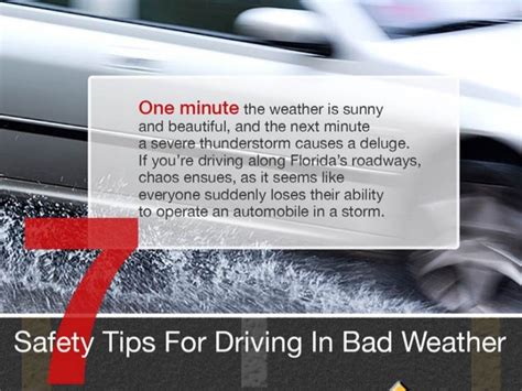 7 Safety Tips For Driving In Bad Weather