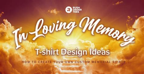 In Loving Memory T Shirt Design Ideas