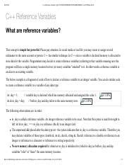 Understanding C Reference Variables A Comprehensive Guide Course Hero