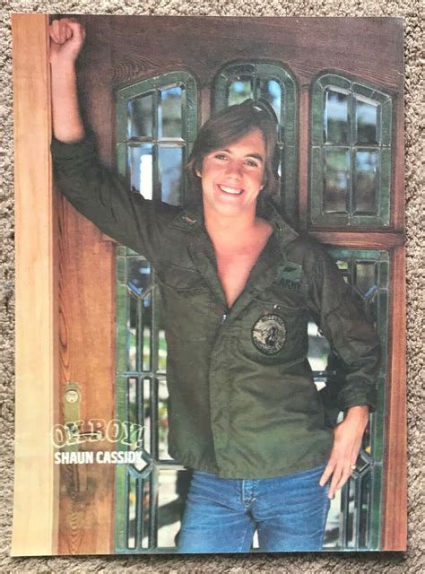 Shaun Cassidy 1979 Full Page Uk Magazine Poster Uk Magazines