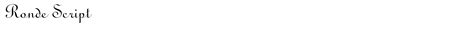 Ronde Script Font Webfont And Desktop Myfonts