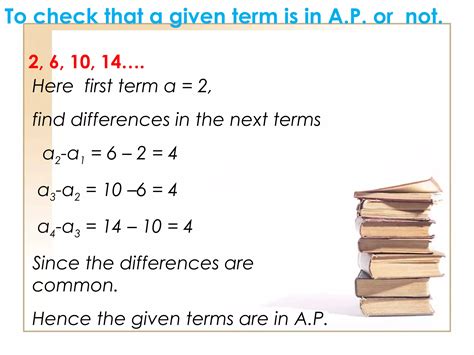 Arithmetic Progression PPT
