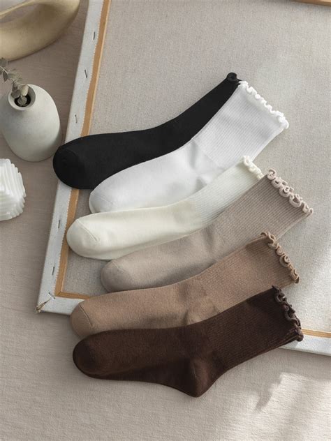 CỔ Cao Tất Trơn Cổ Bèo Màu Nâu Basic Tiệm Vớ Cô Lam Shopee Việt Nam