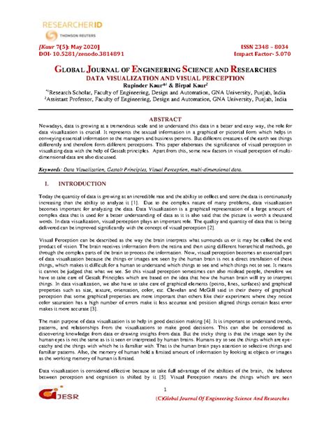 Data Visualization And Visual Perception Insights And Gestalt