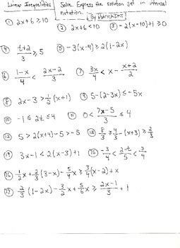 Linear Inequalities By PatrickJMT TPT