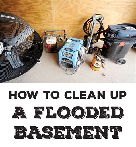 How To Clean Up A Flooded Basement Step By Step Guide