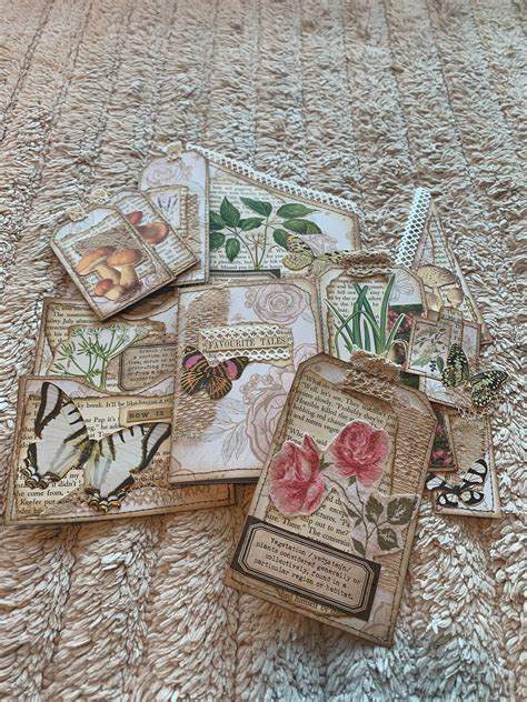 Junk Journal Kit Junk Journal Embellishment Pack Journal Etsy Canada