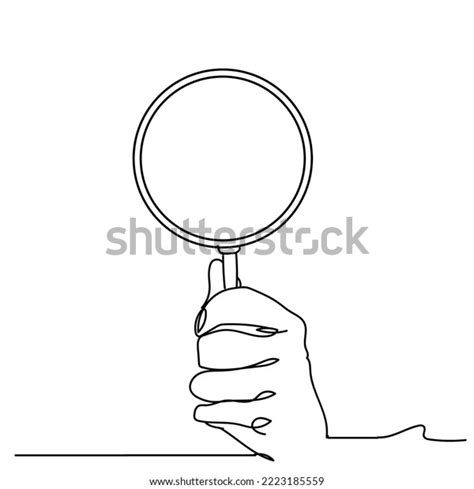 Single Continuous Line Drawing Hand Holding Stock Vector Royalty Free 2223185559 Shutterstock